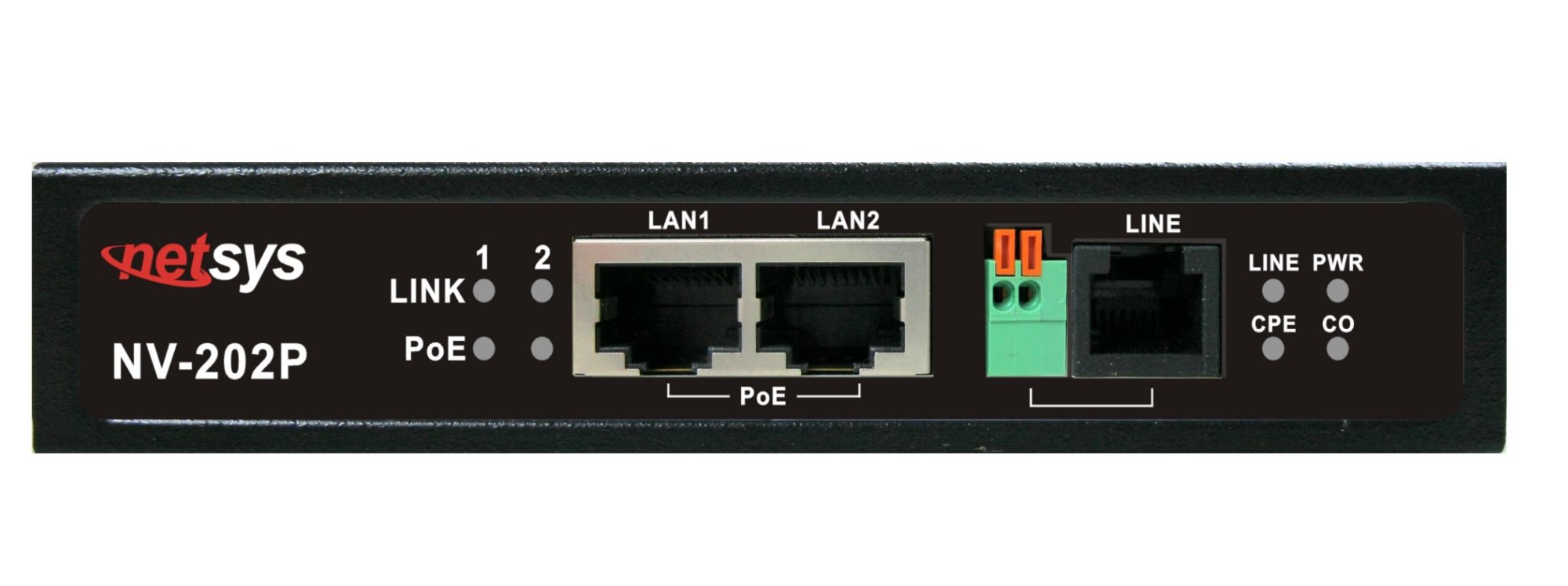 NV-202P-VDSL2 LAN extender with PoE